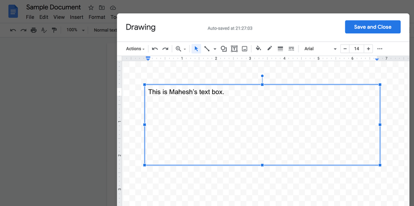 How to Insert a Text Box in Google Docs