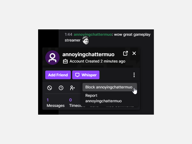 How to Block and Unblock Someone on Twitch