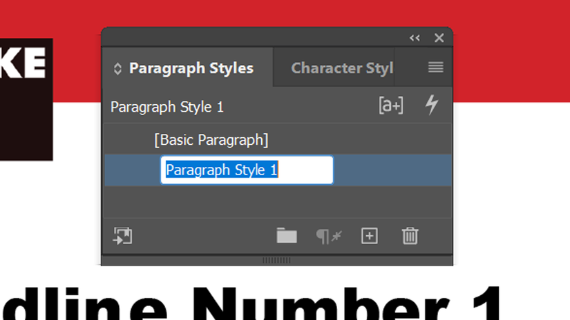 How to Use InDesign Paragraph and Character Styles