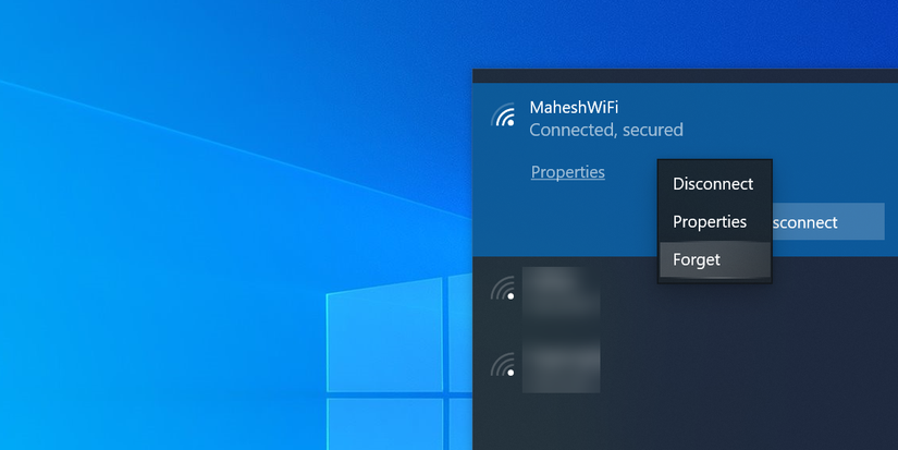 How to Forget a Wi-Fi Network on Windows 10