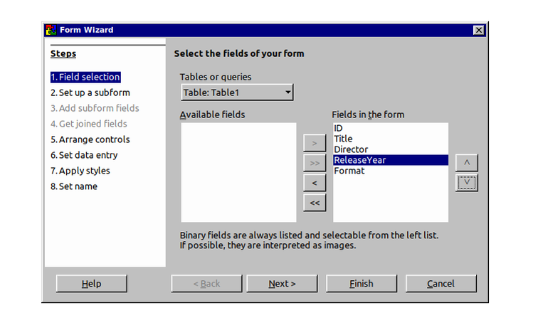 How to Create a Data Entry Form in LibreOffice Base