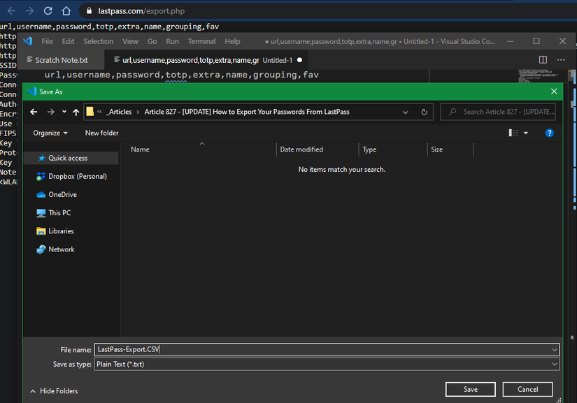How to Export LastPass Passwords and Move to Another Password Manager
