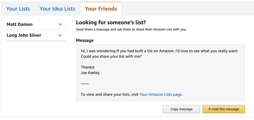 How to Quickly Find Someone's Amazon Wish List