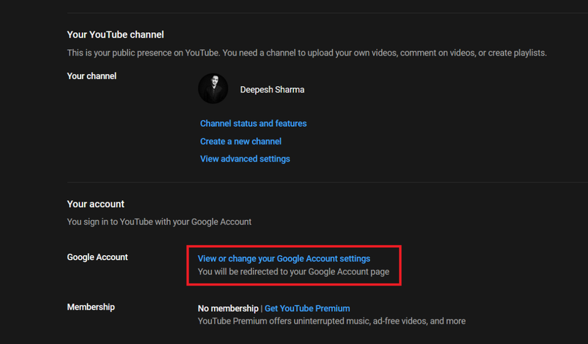 How to Change Your YouTube Account Name