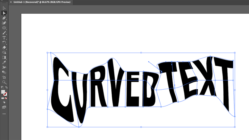 How to Curve Text in Adobe Illustrator: 4 Ways