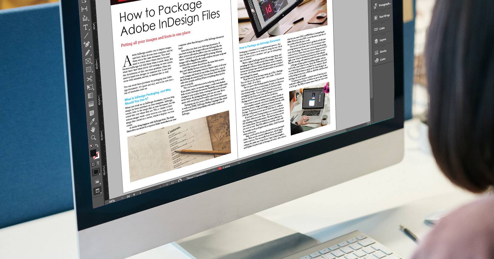 How to Package Files in Adobe InDesign