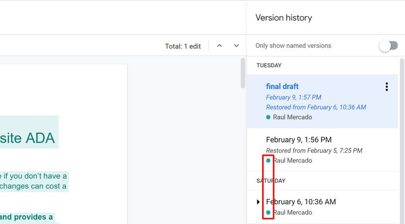 How to Use Version History in Google Docs