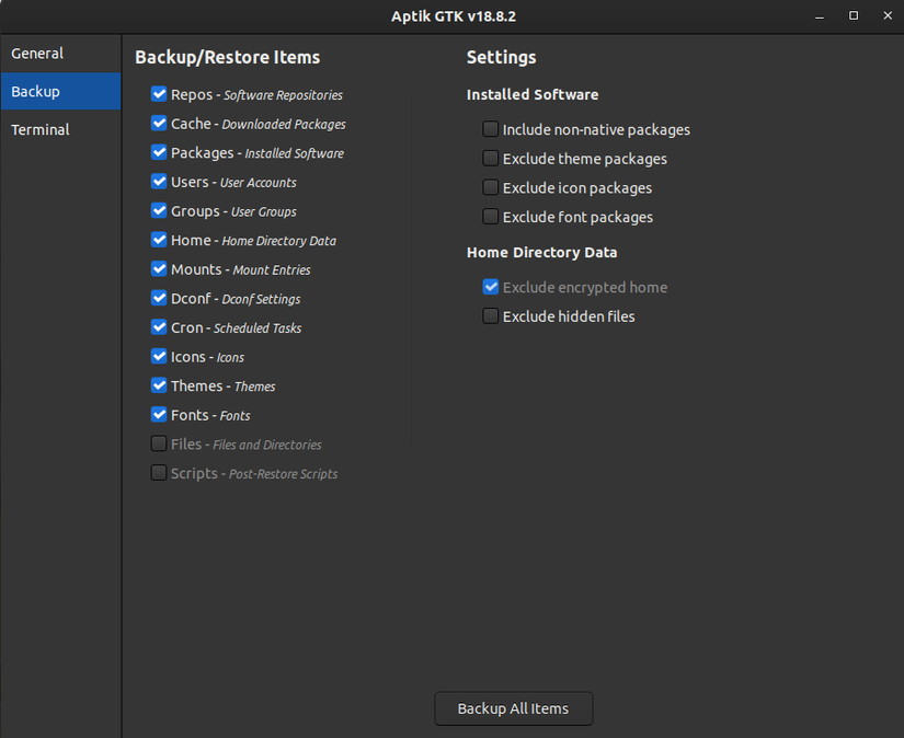 How to Restore and Backup PPAs, Applications, and Packages in Linux With Aptik