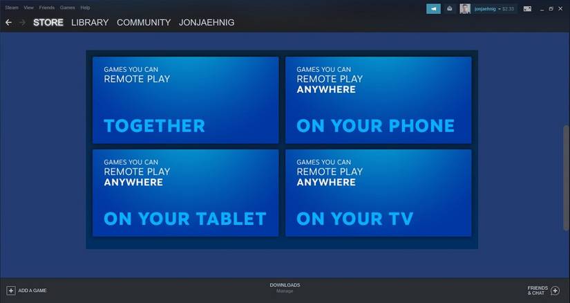 How to Use Steam's Remote Play Anywhere Feature