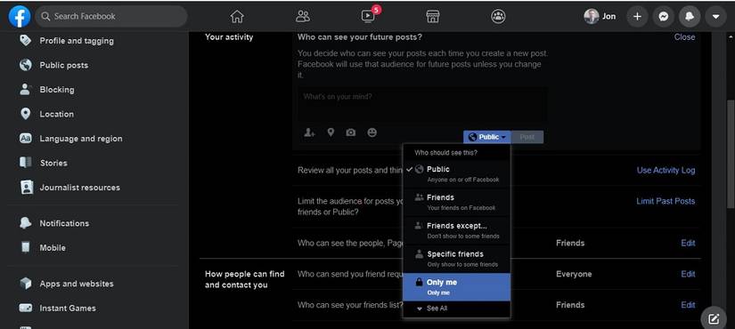 How to Make Your Facebook Private
