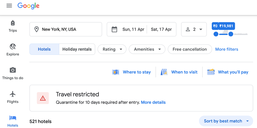 Google Makes It Free to List Hotels in Search