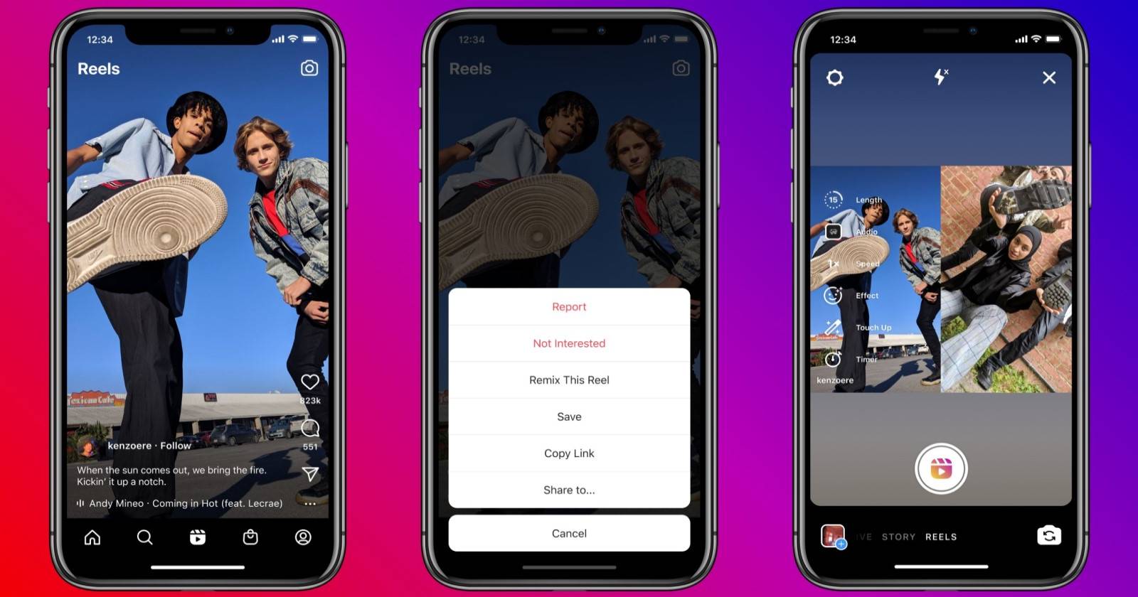 Instagram Launches Remix for Reels, Another TikTok-Inspired Feature