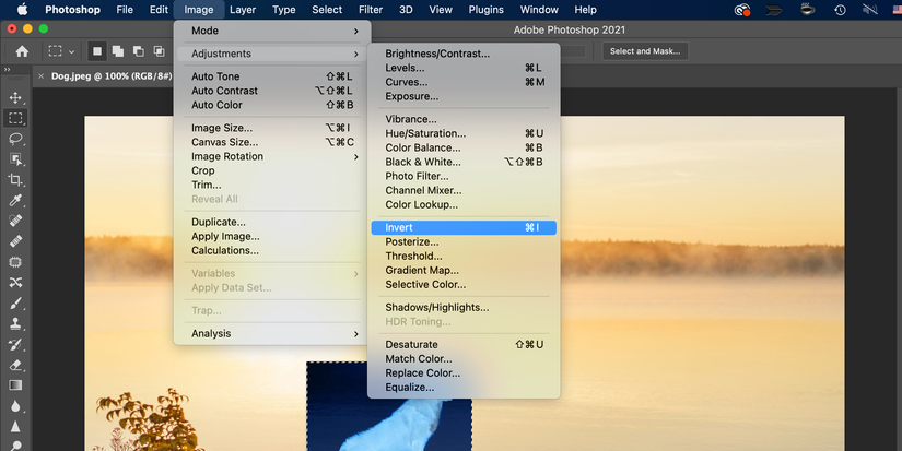 How to Invert the Colors of an Image in Photoshop
