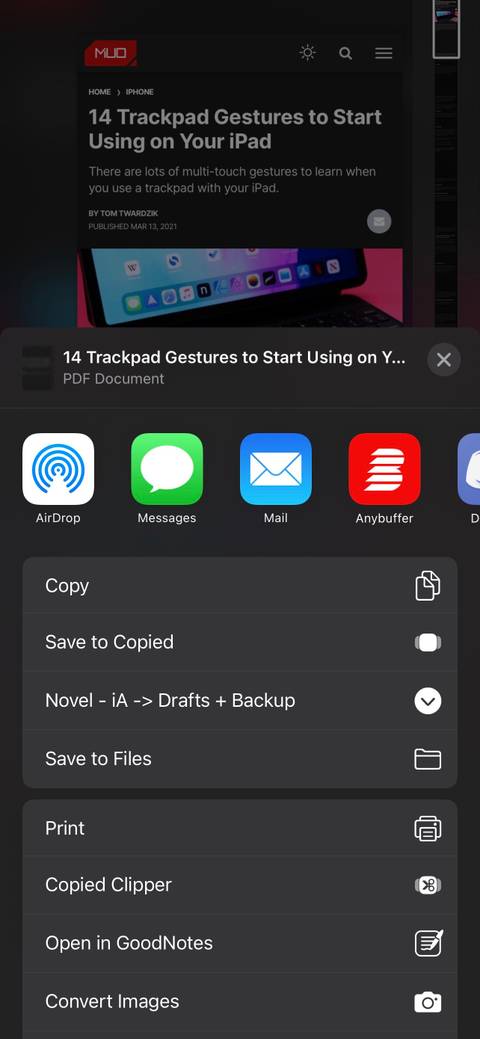 How to Take Full-Page Screenshots in Safari on iOS
