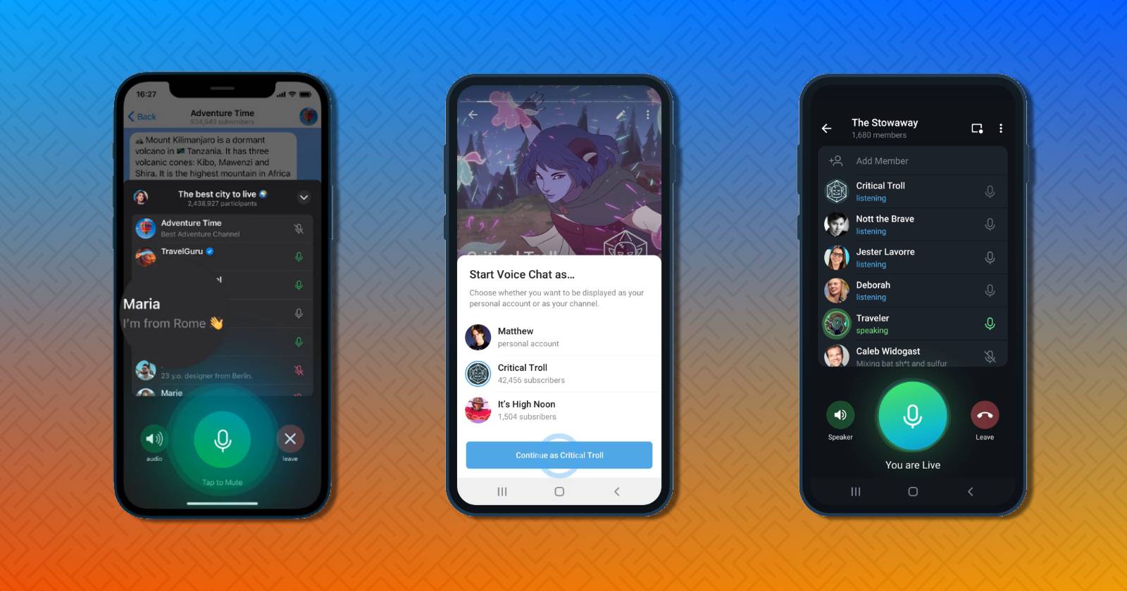 How to Host a Voice Chat in Your Telegram Channel