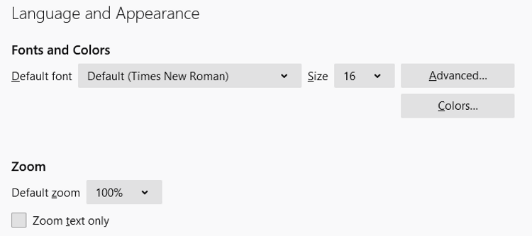 How to Increase or Decrease Font Size in Firefox