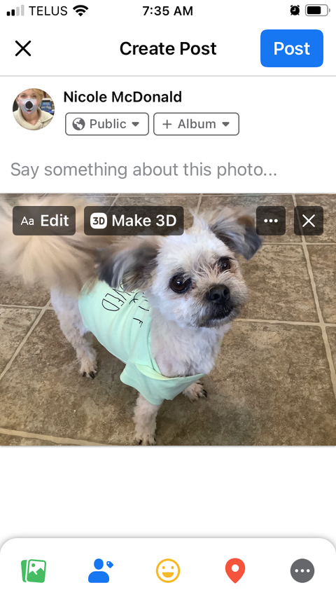 How to Create a 3D Photo on Facebook