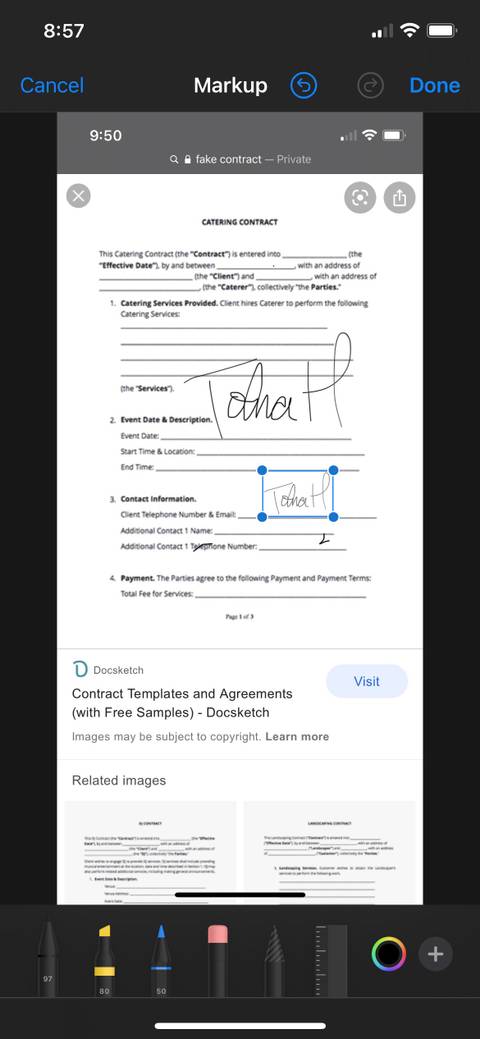 How to Add a Signature to a Document on Your iPhone