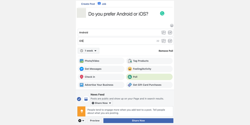 How to Create a Poll on Facebook (in Pages, Groups, and Stories)