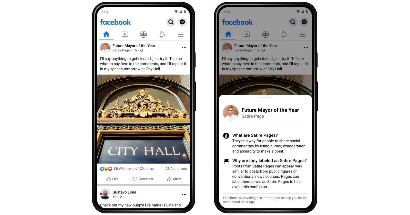 Facebook Starts Applying Labels to Pages to Avoid Confusion