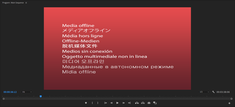 How to Re-Link Offline Media in Adobe Premiere Pro