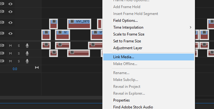 How to Re-Link Offline Media in Adobe Premiere Pro