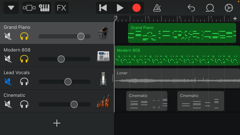 How to Fade Music In and Out in GarageBand