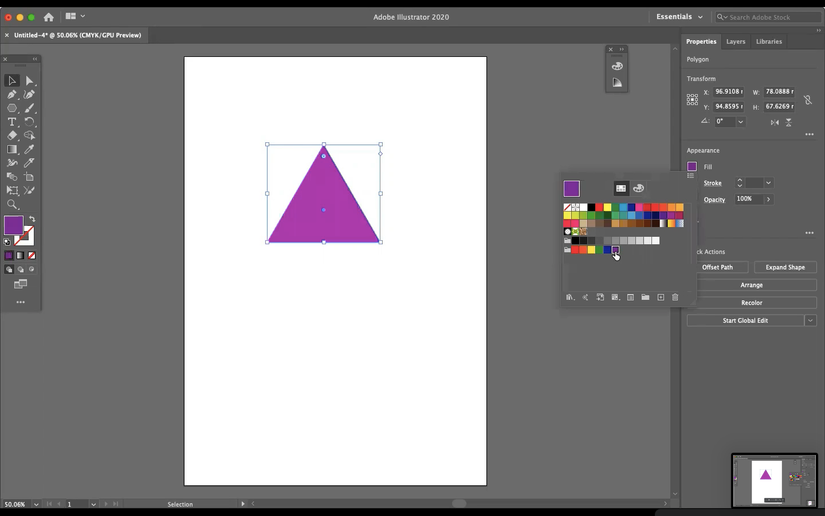 How to Make a Triangle in Adobe Illustrator