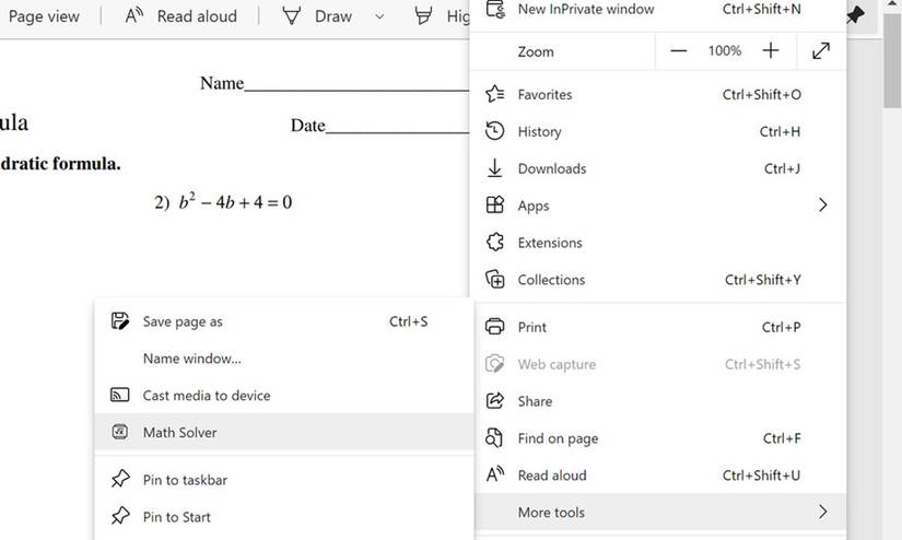Microsoft's Experimental Math Solver Is Now Available in Edge 91