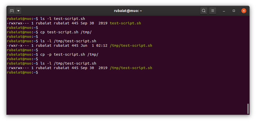 How to Preserve File Permissions While Copying Files in Linux