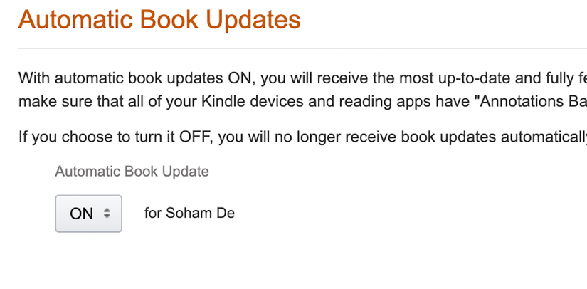 How to Update Your Kindle Books Manually and Automatically