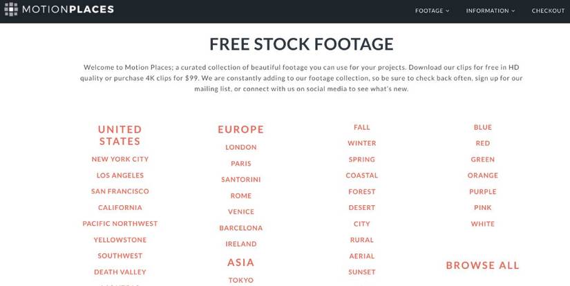5 Stock Video Sites for Royalty-Free Footage and Specific Types of Videos