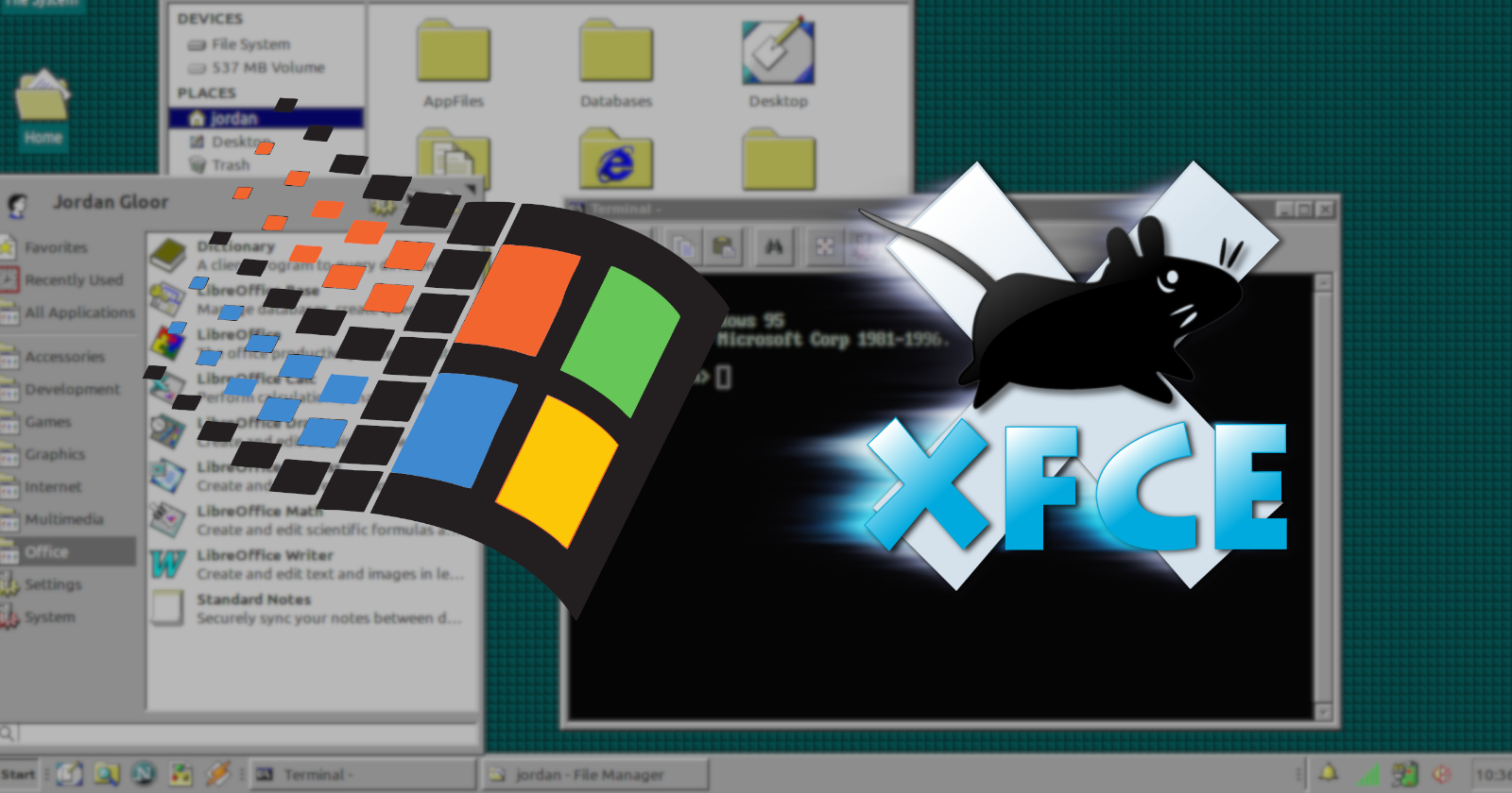 Make Your Linux Xfce Desktop Look Like Retro Windows With Chicago95
