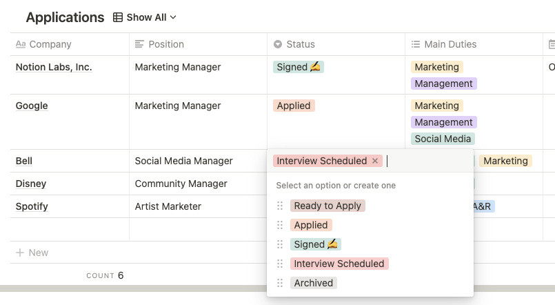 A Beginner's Guide to Using Database Properties in Notion