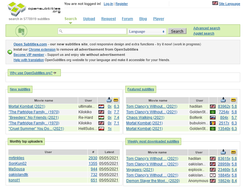 Where to Download Subtitles for Movies and TV Shows: The 4 Best Sites