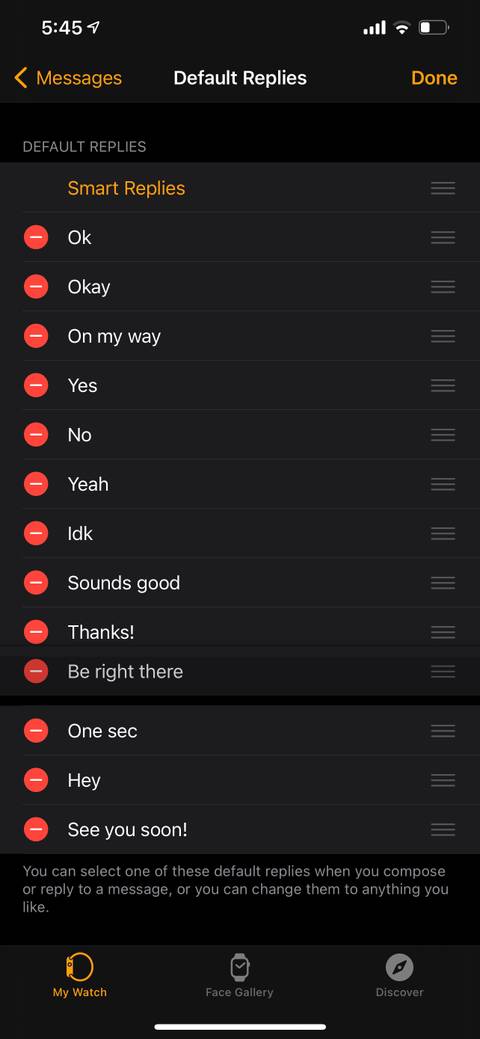 How to Customize and Use Default Message Replies on Apple Watch