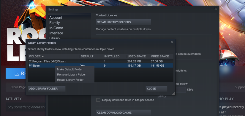 How to Fix the Not Enough Free Disk Space Error in Steam