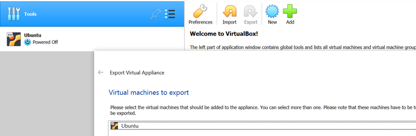 How to Export a VirtualBox VM Image to Another Computer