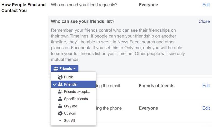 Facebook Friend Requests: Unwritten Rules and Hidden Settings