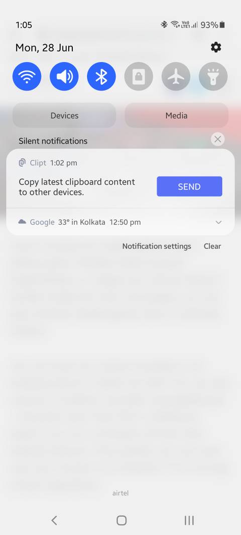How to Sync the Clipboard Across Android and PC
