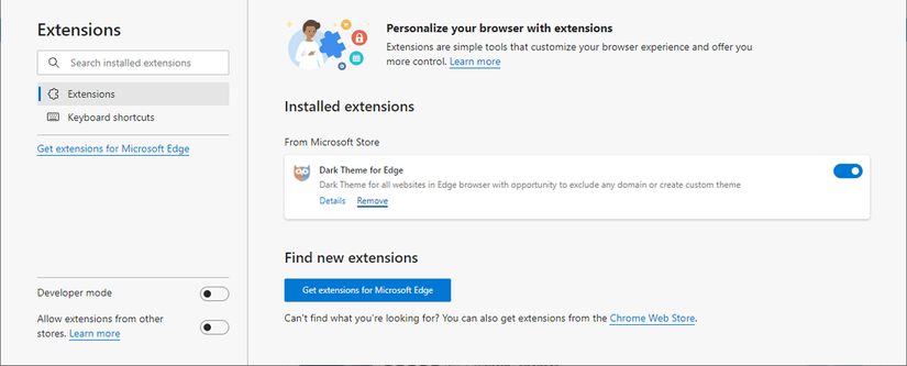How to Add Themes in Microsoft Edge