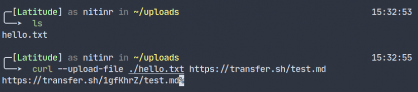 How to Upload and Share Files From the Terminal Using Transfer.sh