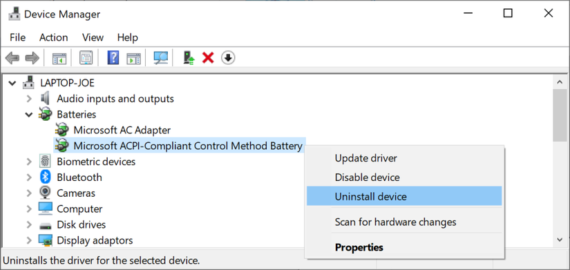 How to Fix a Windows 10 Laptop With Wrong Battery Percentage