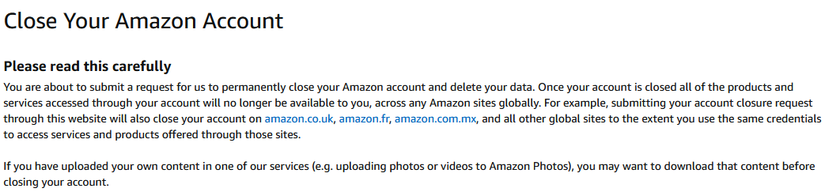 How to Close and Delete Your Amazon Account for Good