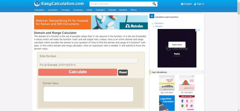 How to Find the Domain and Range of a Function With These Online ...