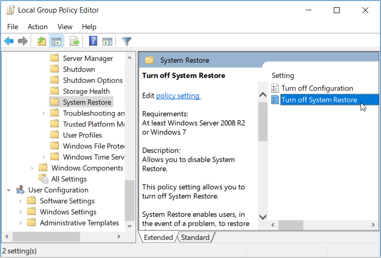 5 Ways to Fix the "System Restore Is Disabled by Your System ...