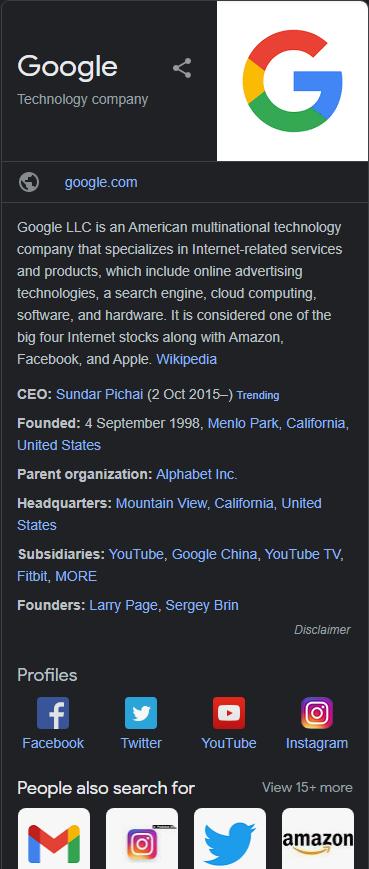 How to Claim Your Google Knowledge Panel