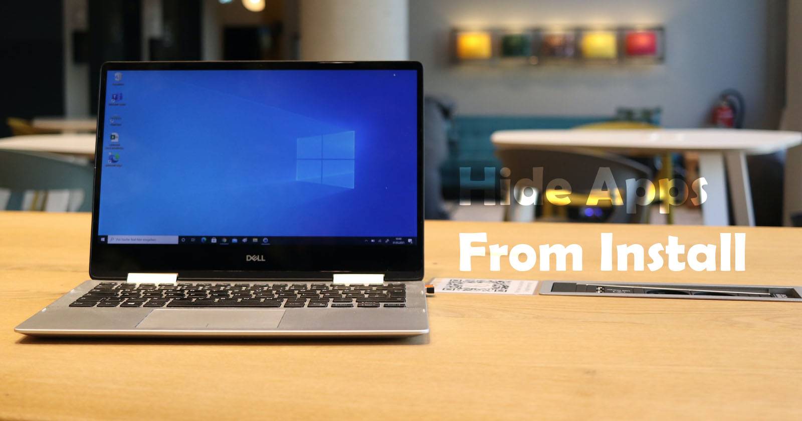 How to Hide Installed Programs on Windows 10