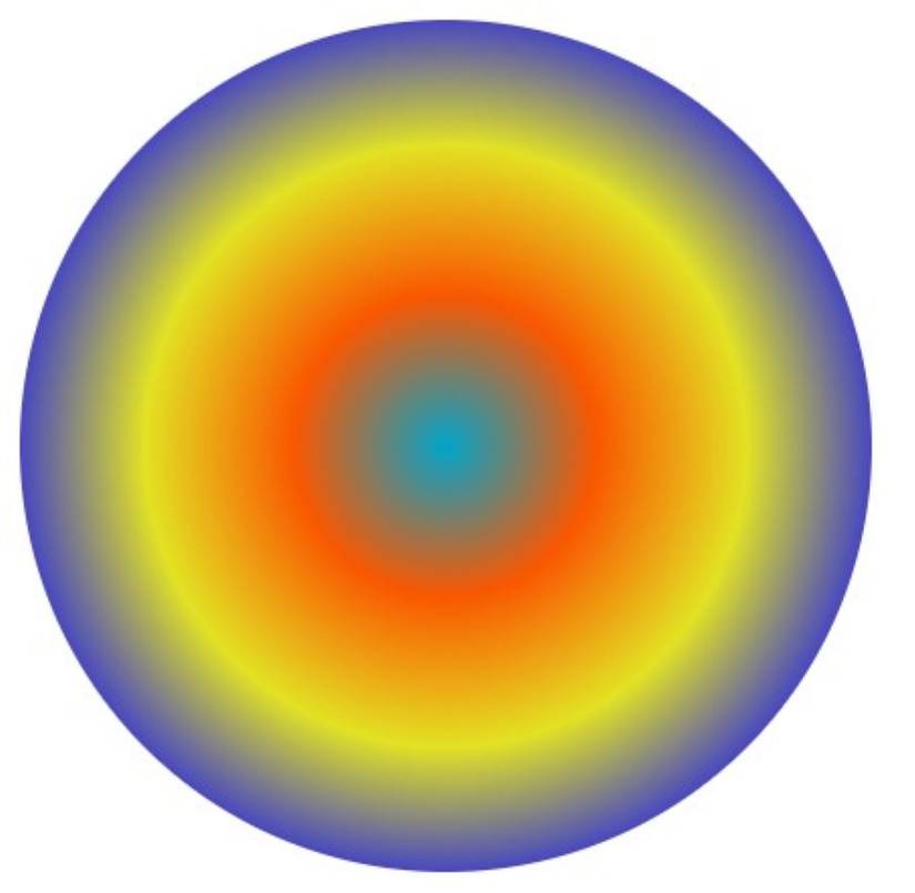 radial background css