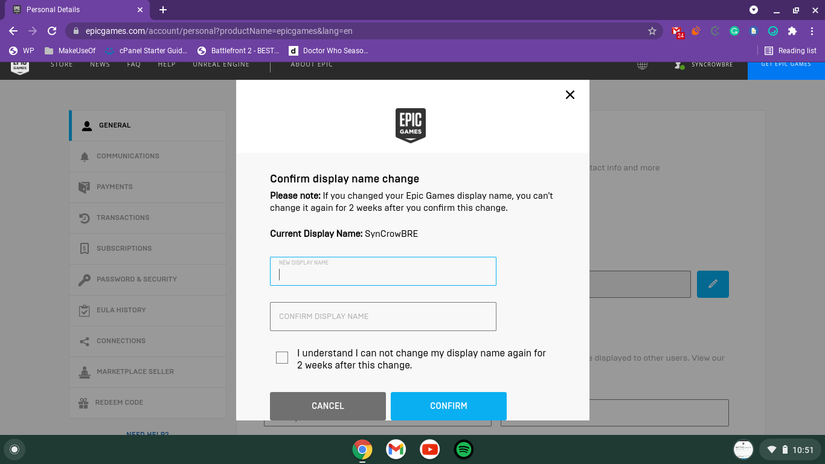 How to Change Your Epic Games Name